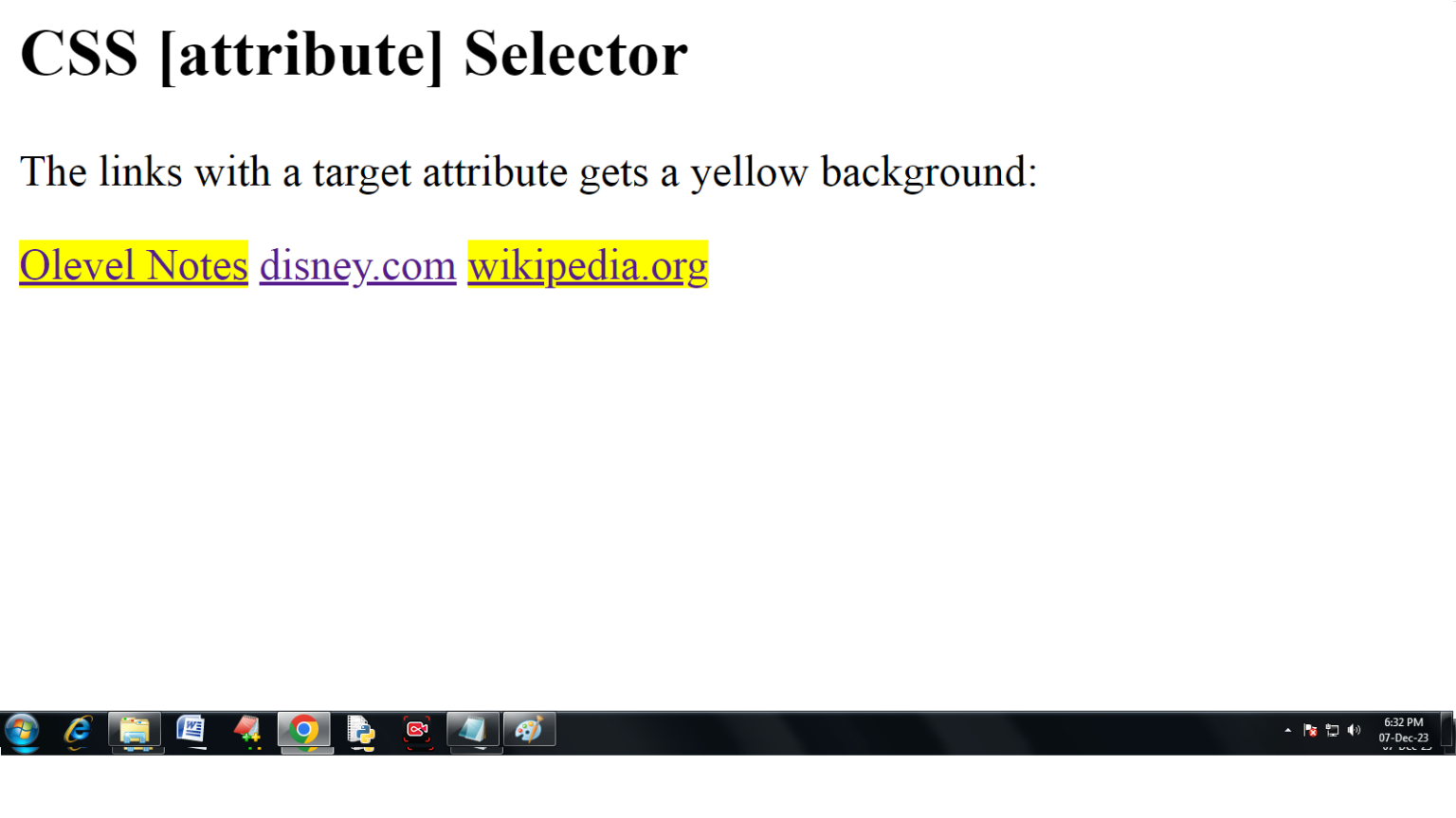 Html Css Selectors Types With Examples Html Css