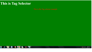 Html css selectors types with examples - HTML CSS