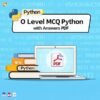 O level mcq python with answers pdf